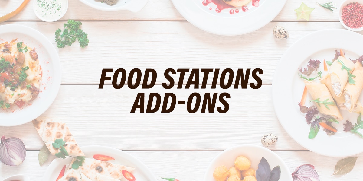 Wedding & Event Food Station Menu | AZ Inspirations Catering